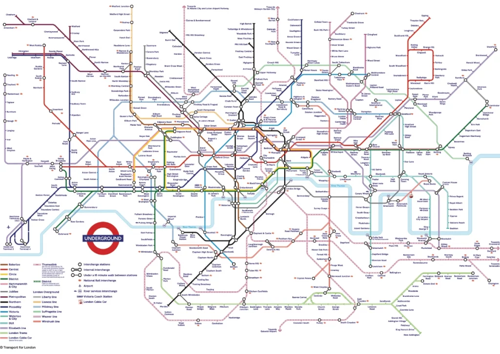 Official TfL Tube Map (Retail Version) | MapShop