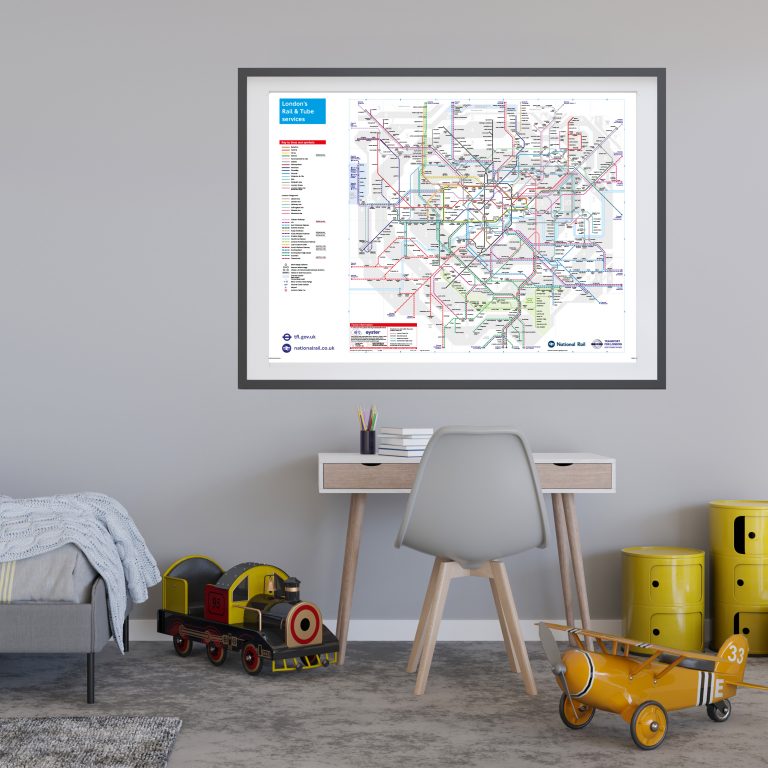 Official TfL London’s Rail & Tube Services Map | MapShop