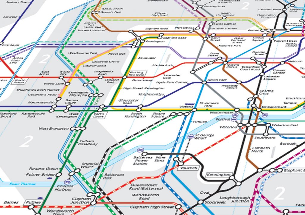 Official TfL London’s Rail & Tube Services Map | MapShop